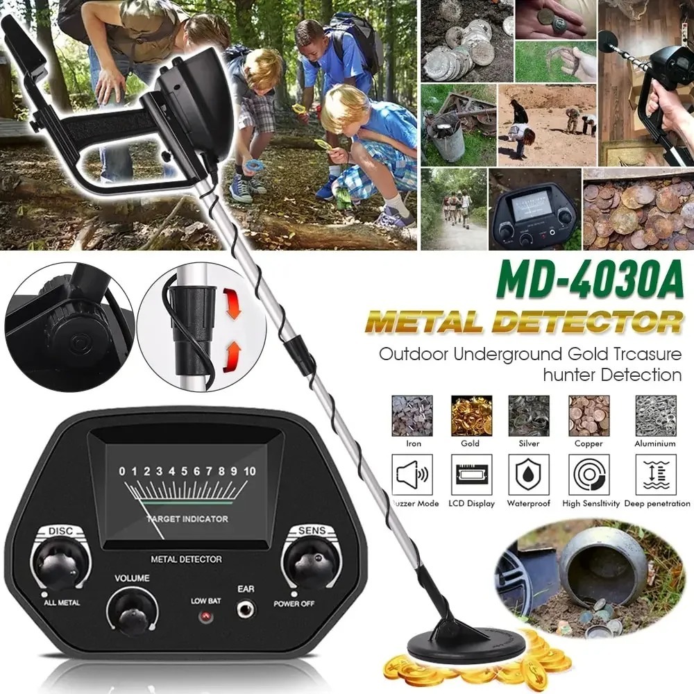 High Sensitivity MD4030 Metal Detector Gold Detector Alat Pengesan ...