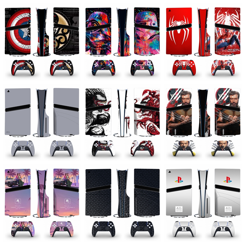 47 Colors Skin Sticker Compatible with Sony Playstation 5 Pro Disc ...