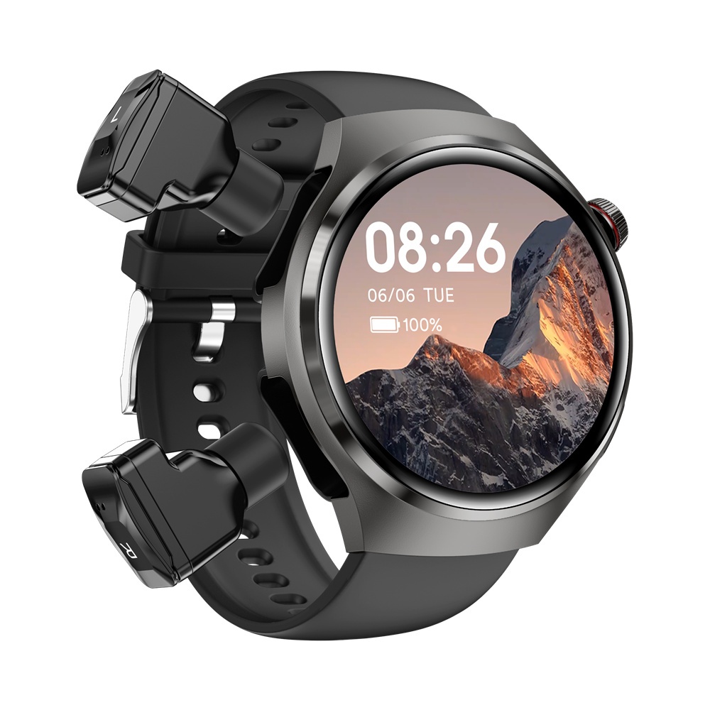New Smart Watch TWS 2-in-1 Bluetooth Earphones With Built-in Speaker ...