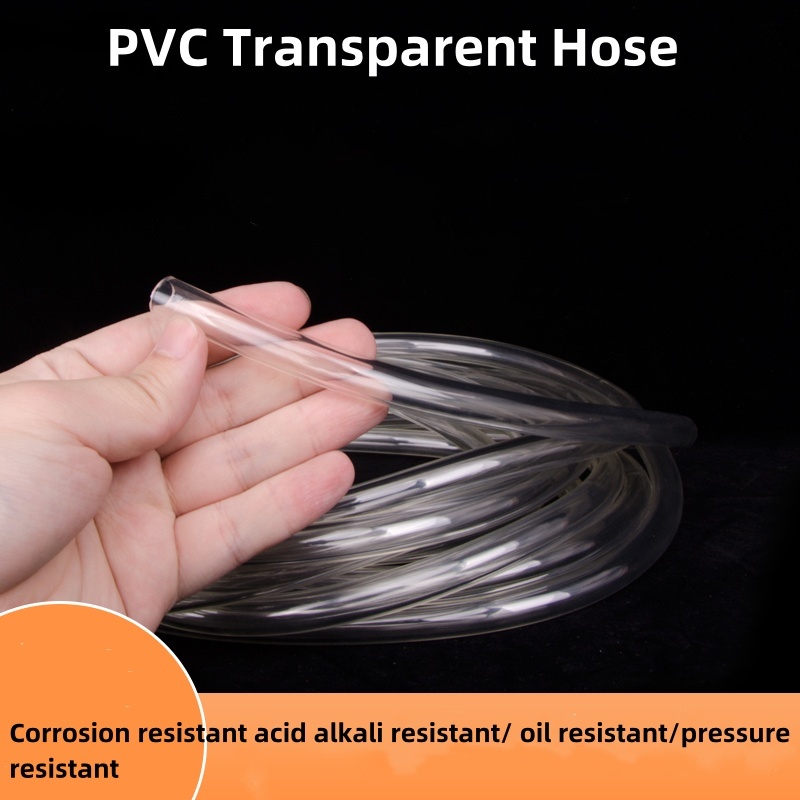 PVC transparent hose, cow tendon pipe, horizontal pipe, transparent ...
