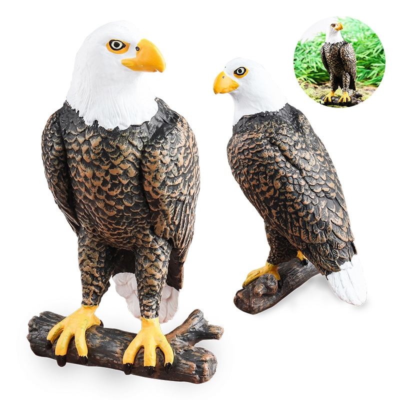 Flying bird bald eagle figurine model children science educational toy ...
