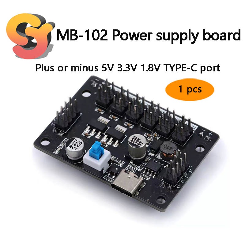 [Ready Stock Supply] 1pcs Dual-Channel Breadboard Power Module MB-102 ...