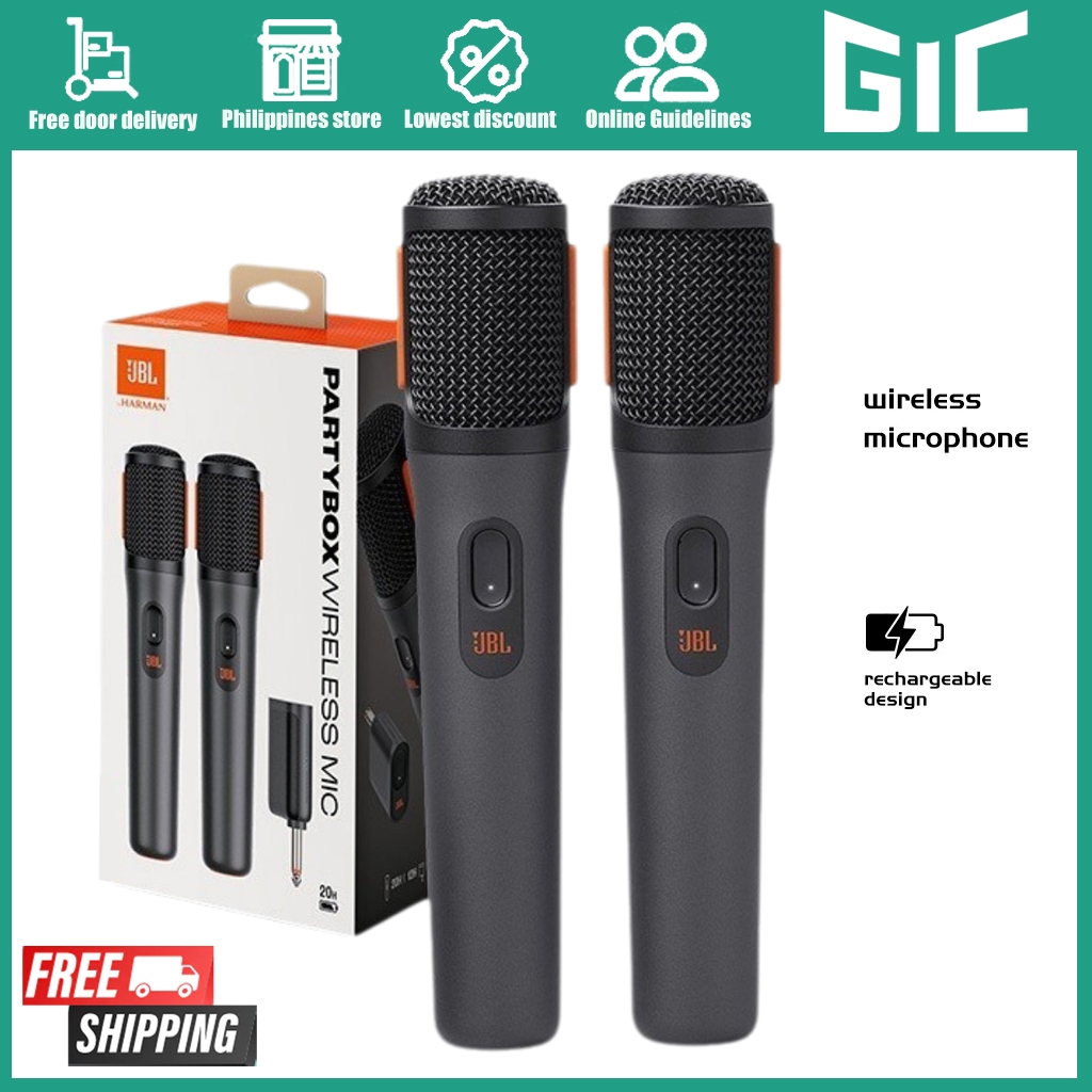 JBL Wireless Microphone Rechargeable Handheld Mic For Party Box ...