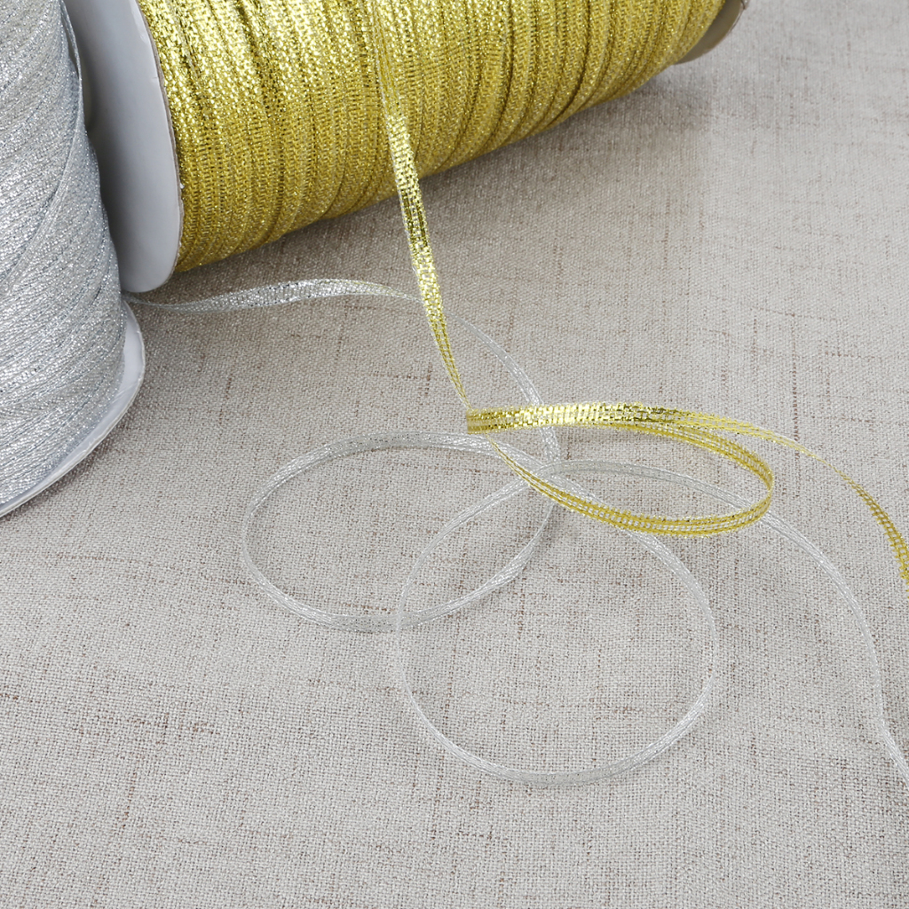 20 yards/pack 4mm nylon scallion ribbon for cloth sewing decoration ...