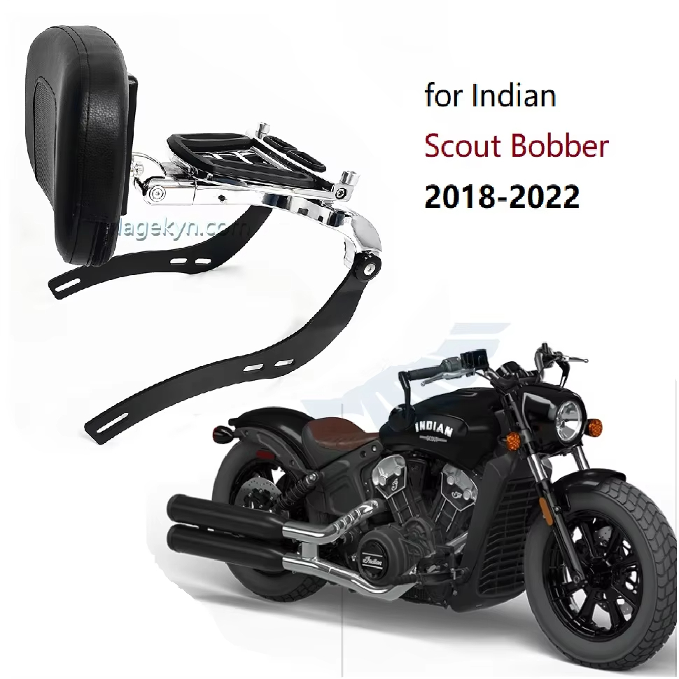 Multi Purpose Rider Driver Passenger Backrest For Indian Scout Bobber ...