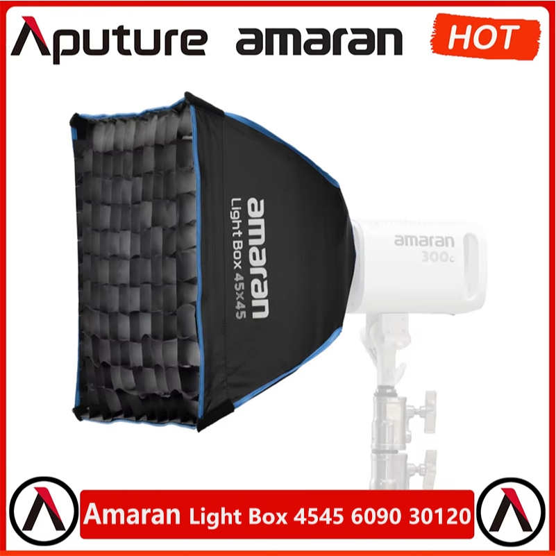 Aputure amaran Light Box 4545 6090 30120 Foldable Quick Release Square ...