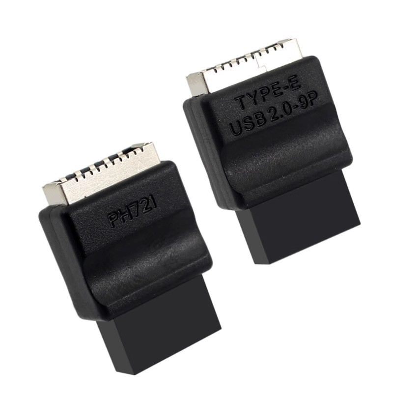 Motherboard USB2.0 9-Pin 9PIN to TYPE-E Female Adapter Chassis TYPE-C ...