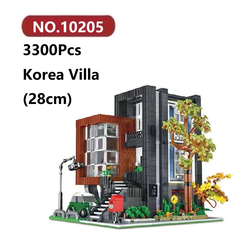 Korea Villa City Building Blocks 3300 Pcs MORK Architecture Bricks Toy ...