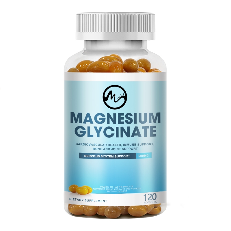 Minch Magnesium Glycinate Capsules 500mg Support Bone Immunity Immune ...