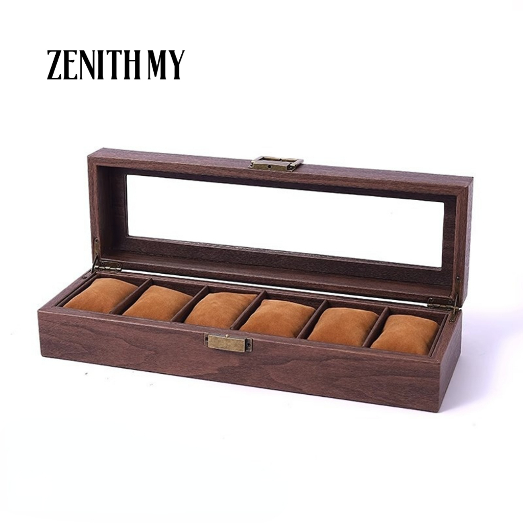 Zenith MY High-end and exquisite household wood grain leather watch ...