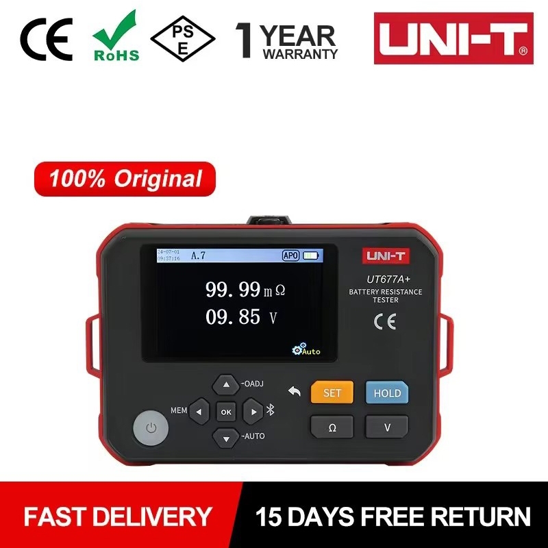 UNI-T UT677A+ Battery Internal Resistance Test True Four-wire AC ...