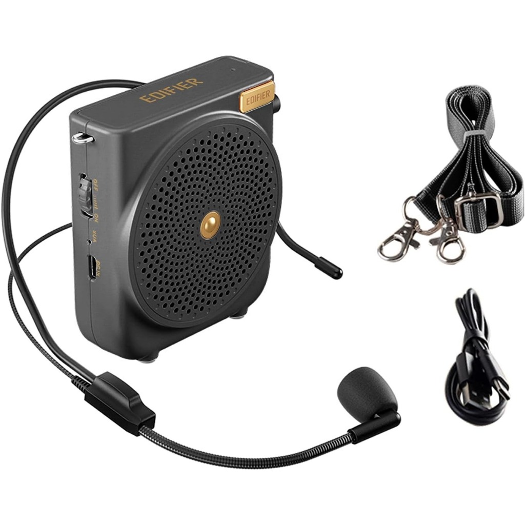 EDIFIER MF3 Voice Amplifier Rechargeable Portable with Headphone and ...