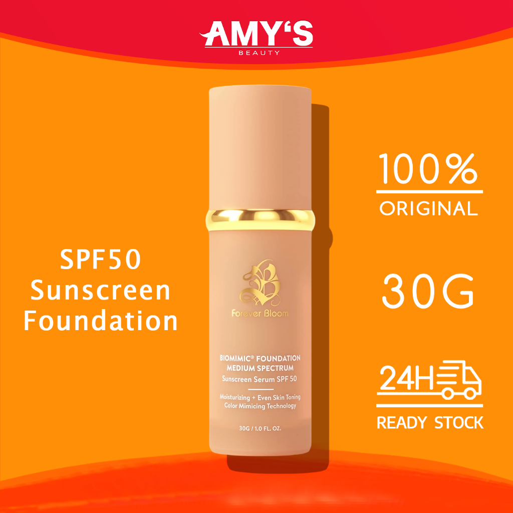 ️4.4 SALE ️USA Biomimic Foundation Medium Spectrum 30g, Forever Bloom ...