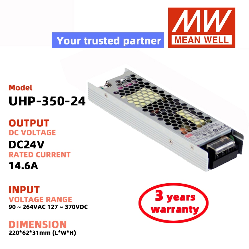 MEAN WELL UHP-350-12 UHP-350-24 UHP-350-5 UHP-350-48 Switching Power Supply Meanwell DC power ...