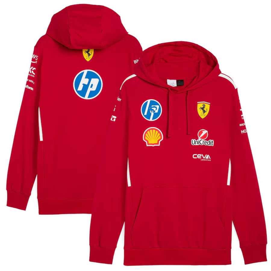 Scuderia Ferrari 2025 2026 F1 Team Hooded Sweat | Shopee Malaysia