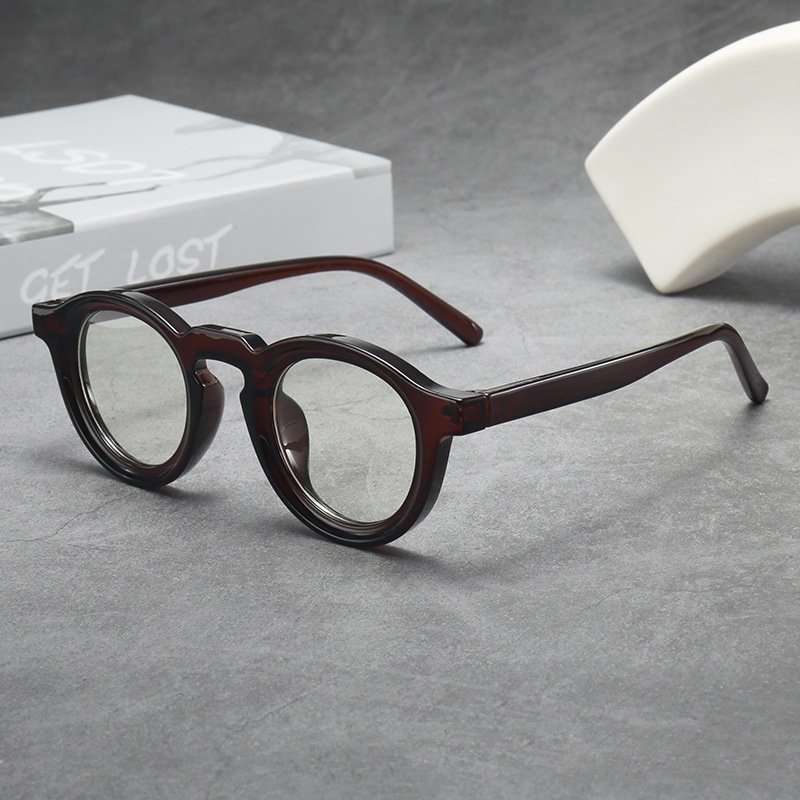 Fashion Retro Round Glasses Small Frame for Men Women Anti-blue Light ...