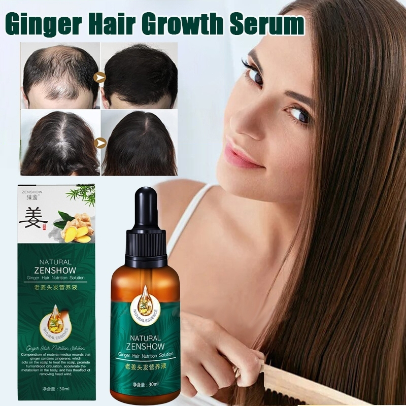30ML ginger essential oil Hair Grow Oil Original Oil Fast Growth ...