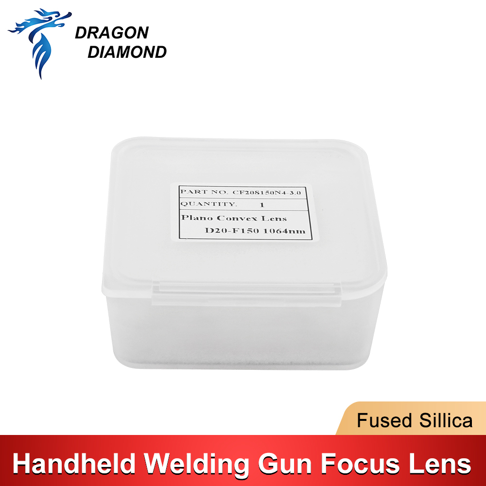 Hand-Held Fiber Laser Welding Protective Focusing Lens D20 F50/120/150 ...