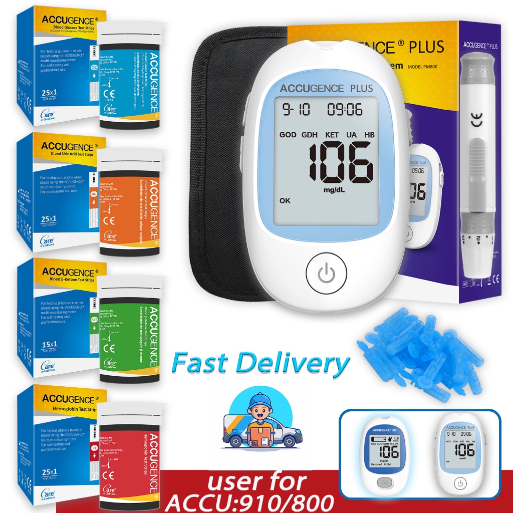 ACCU multi-function detector hemoglobin blood glucose uric acid blood ...