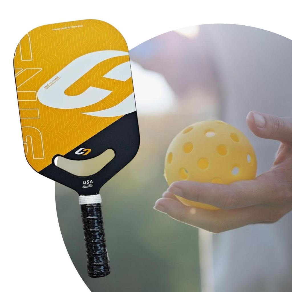 [Duolesi] Carbon Fiber Pickleball Paddle Professional 13.5mm for Consistency Control Balance ...
