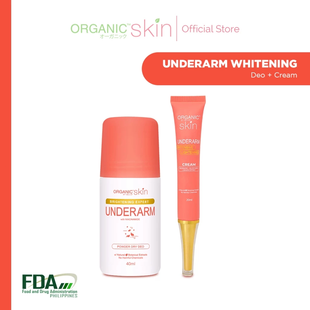Organic Skin Japan 4x Intensive Underarm Whitening Powder Dry Deodorant ...