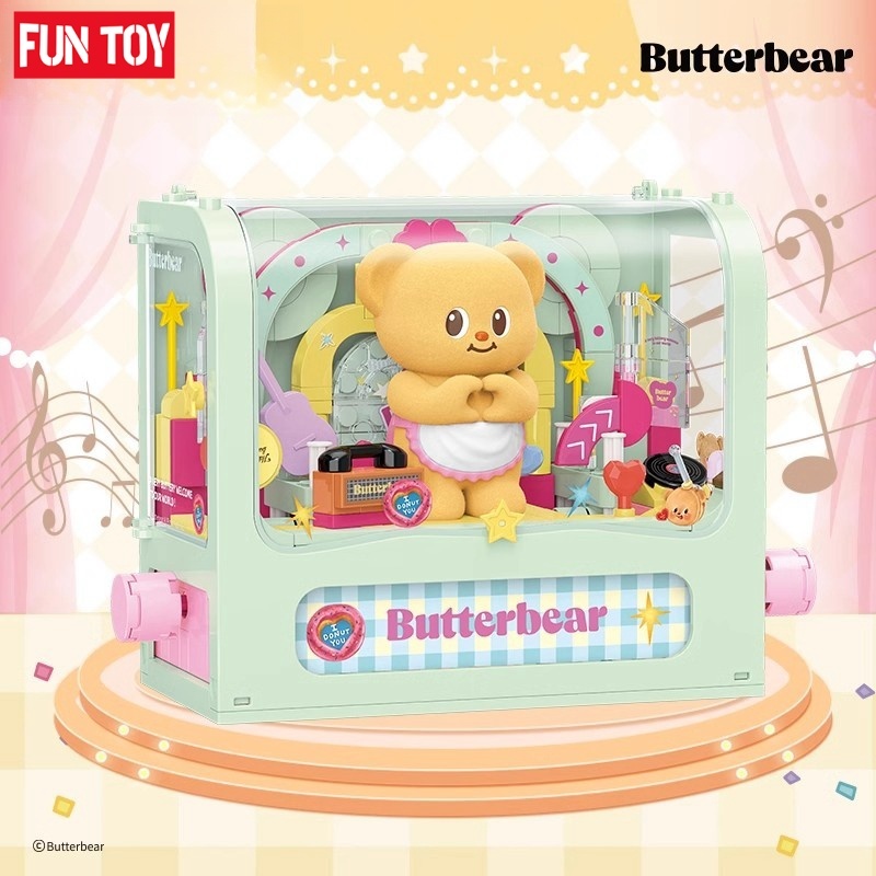 TOPTOY Butter Bear Dressing Diary Style Building Block Blind Box Cute ...