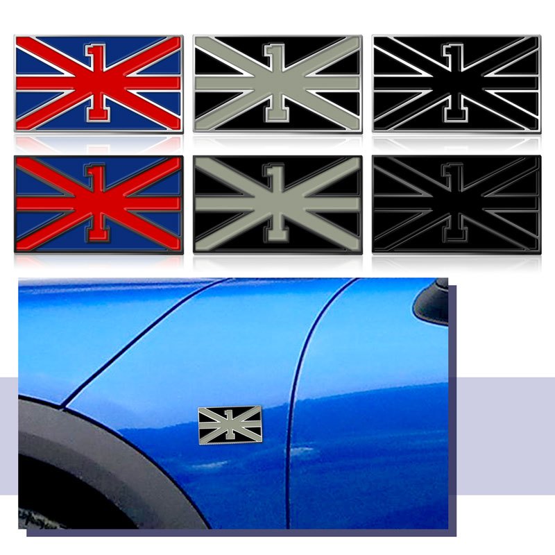 3D Metal Universal Car Sticker UK Flag Emblem Body Side Fender Badge ...