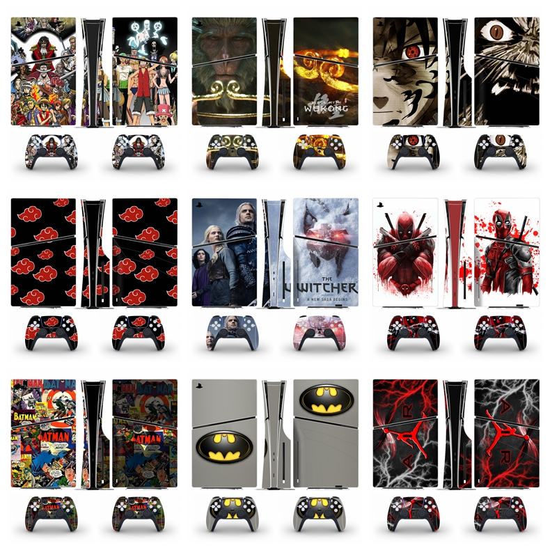 50 Colors Skin Sticker Compatible with Sony Playstation 5 Slim Disc ...