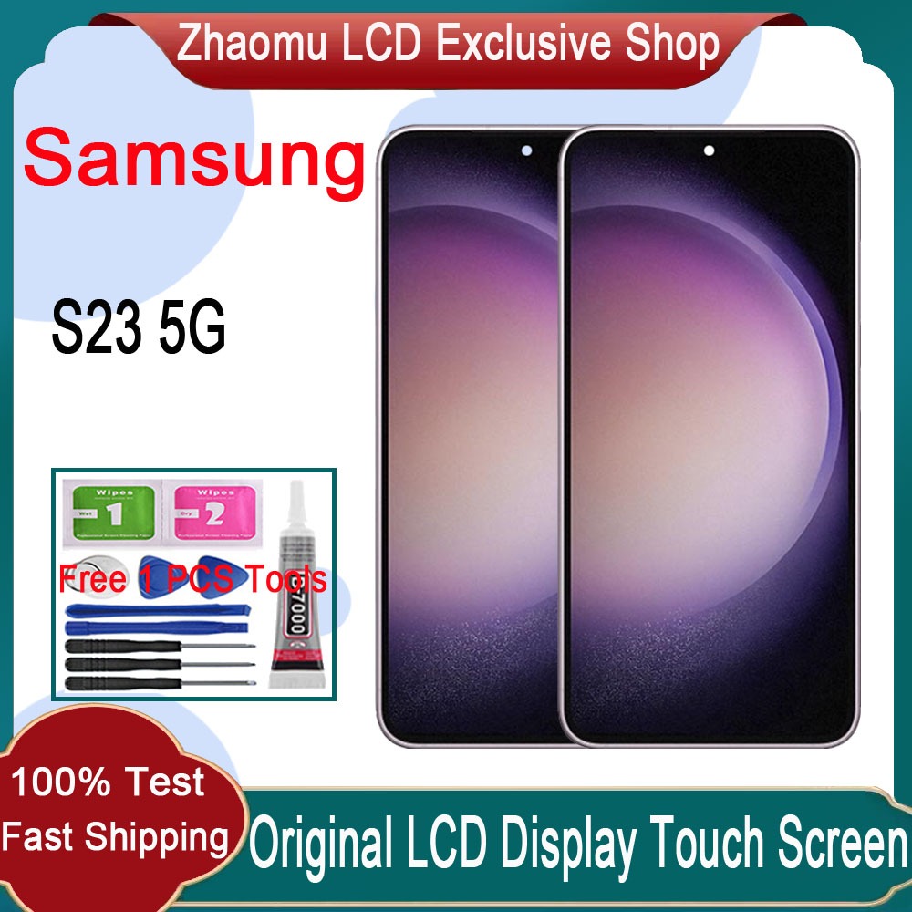 Original AMOLED Samsung Galaxy S23 5G LCD Display Touch Screen With ...