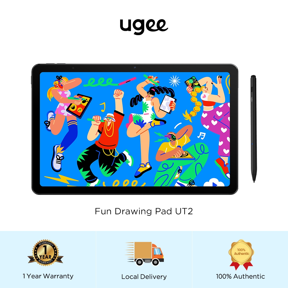 Ugee UT2 2K Display Fun Drawing Pad (6GB RAM + 128GB ROM) | Shopee Malaysia