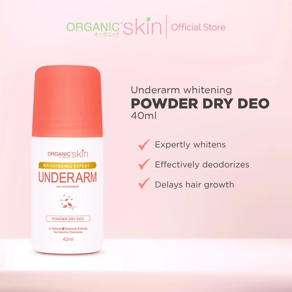 Organic Skin Japan Intensive Whitening Underarm Powder Dry Deodorant ...