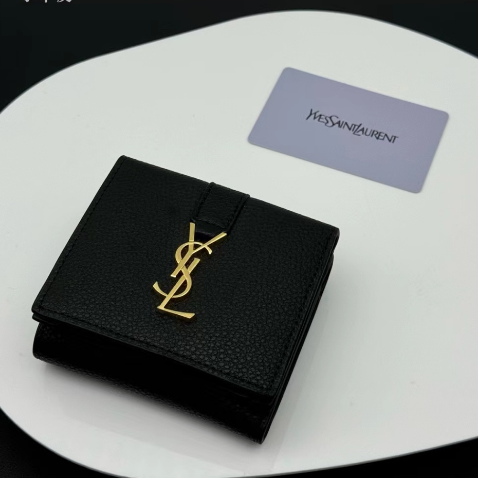 [Original Genuine Packaging Box] SAINT LAURENT YSL LINE Gold Label logo ...