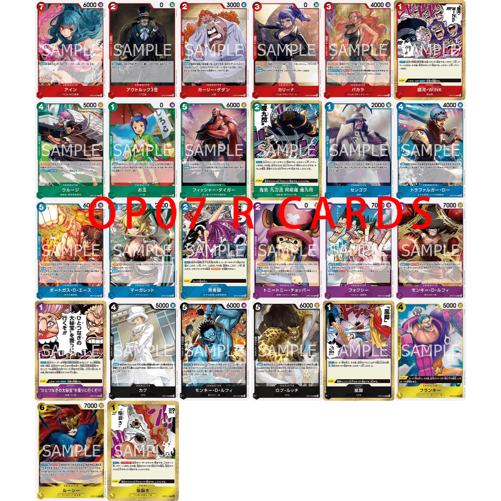 Op07 R Genuine Bandai One Piece Japanese Version Card OPCG TCG | Shopee Malaysia