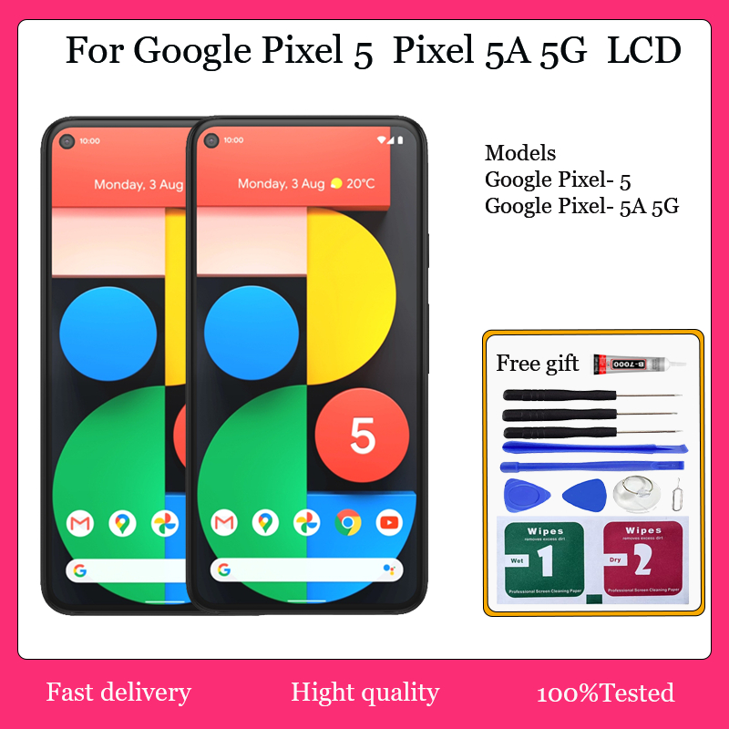 Original AMOLED For Google Pixel 5 Pixel 5A 5G LCD Touch Screen ...
