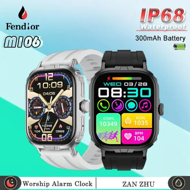 Jam Tangan Pintar M106 Smartwatch Fendior with Donation and Alarm Clock ...
