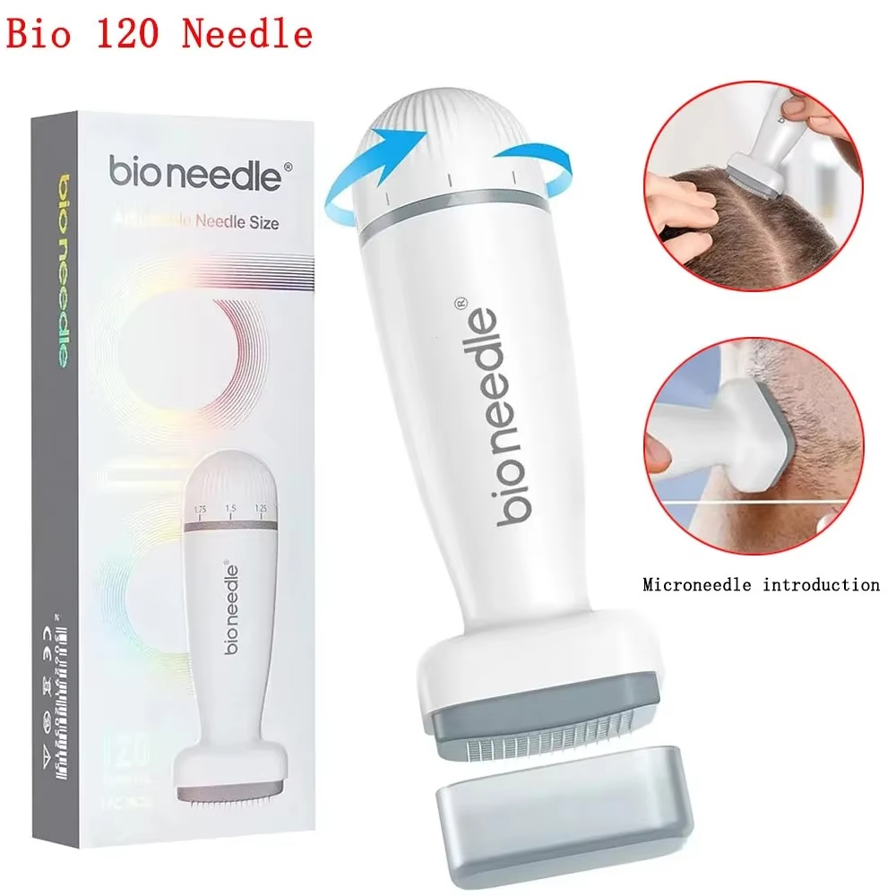 Derma Stamp 120 Pin Needles Microneedle Bio Needle for Hair Regrowth ...