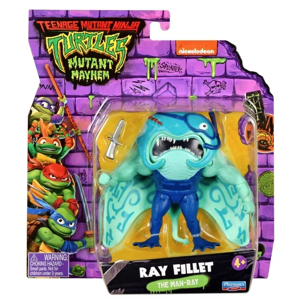 Teenage Mutant Ninja Turtles: Mutant Mayhem Ray Fillet Action Figure ...