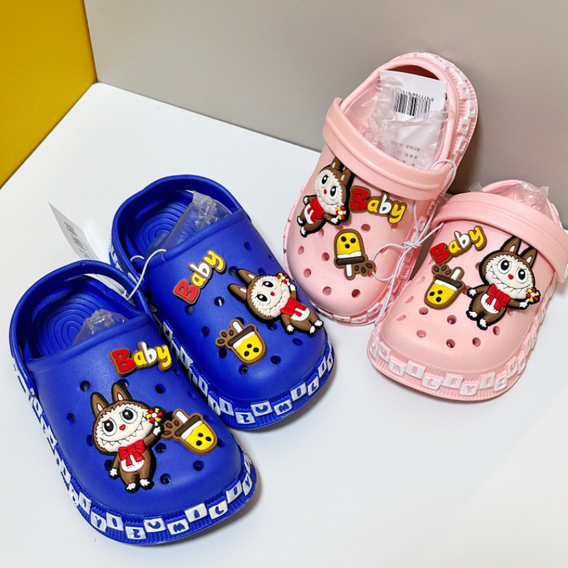 SIZE 18-29 labubu Kid Selipar crocs Kids Boys girl Sandals Eva ...