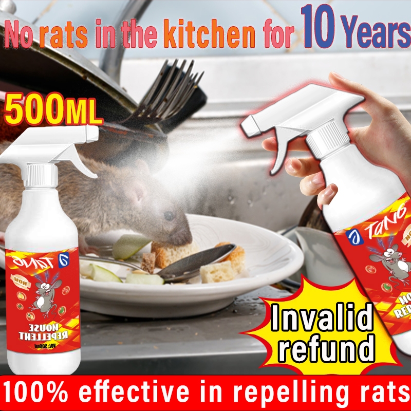 No rats in the kitchen for 10 Years Rat off spray 500ML Rat repellent ...