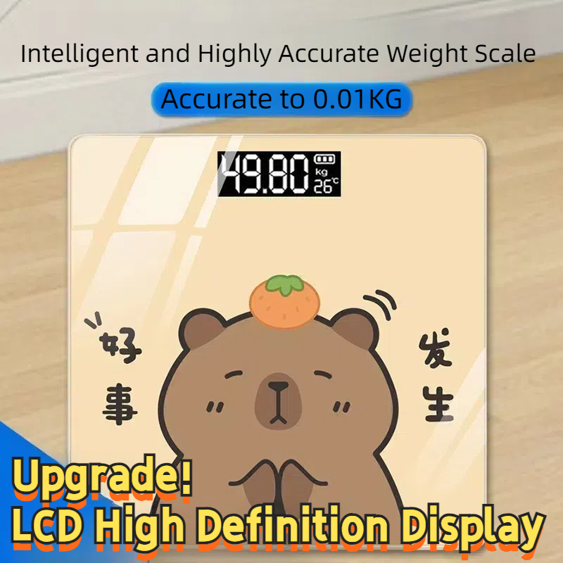 Digital Body Scale Rechargeable Battery Body Weight Scale Household ...