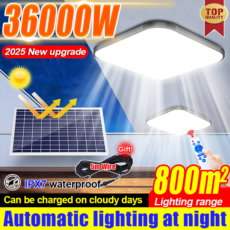 【24 hours delivery】 lampu siling ruang tamu moden solar light outdoor ...