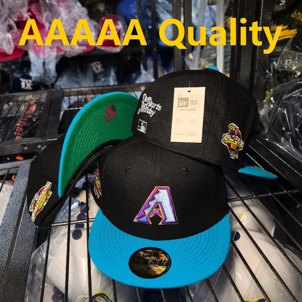 Premium Arizona Diamondbacks Full Cap MLB 59FIFTY Fitted Hat Close Fit ...