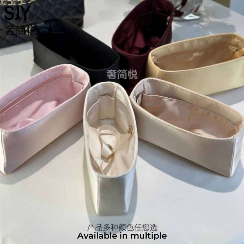 SJY Purse Organizer Fits for Chanel CF Bag Acetate Insert Bag Portable ...