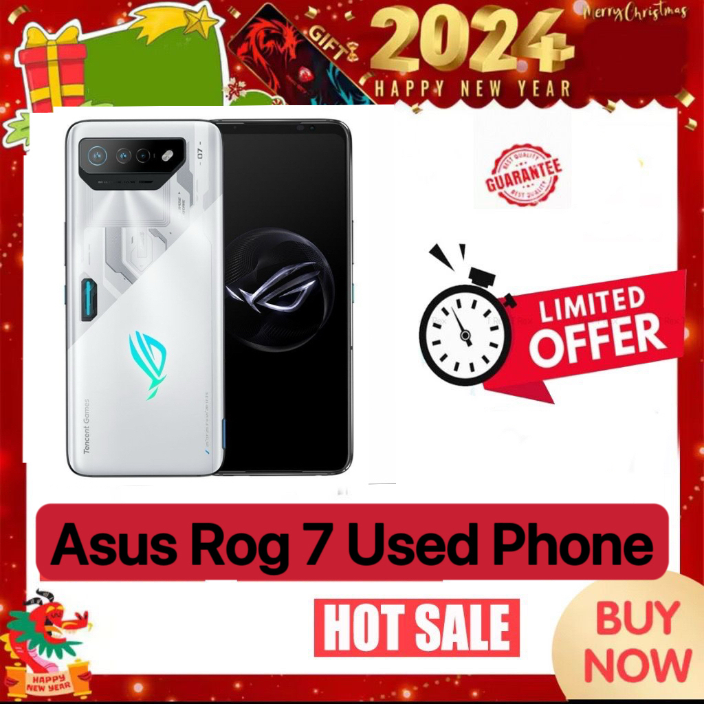 Asus Rog 7 Rog7 Gaming Phone —95 New Display Set Global Rom | Shopee ...