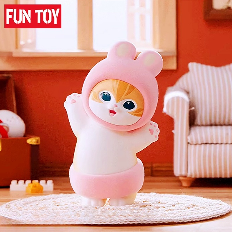 Miniso Cat Fushan Blind Box Furry Cat Animal Party Figure Trendy Toy ...