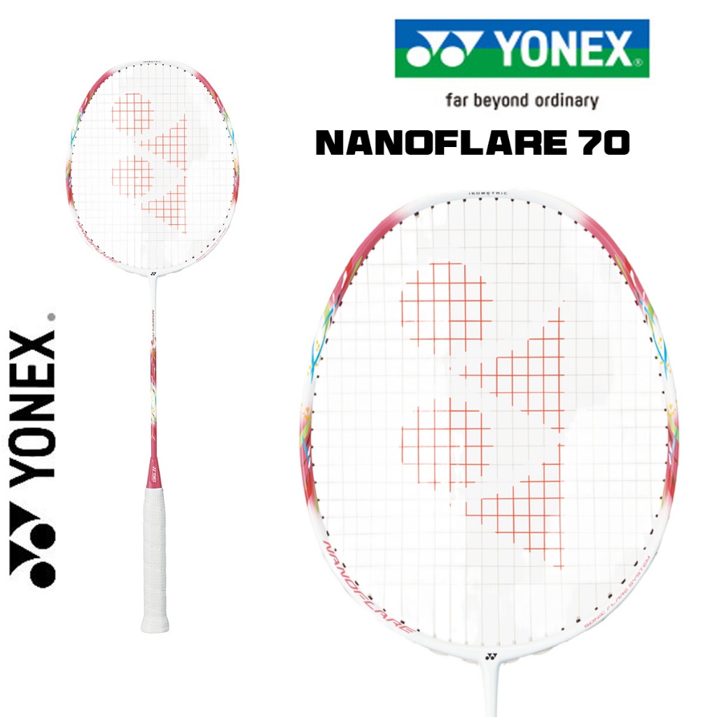YONEX NANOFLARE 70 Badminton Racket Full Carbon Single 4U 26-30Lbs 83g Made In Japan | Shopee ...