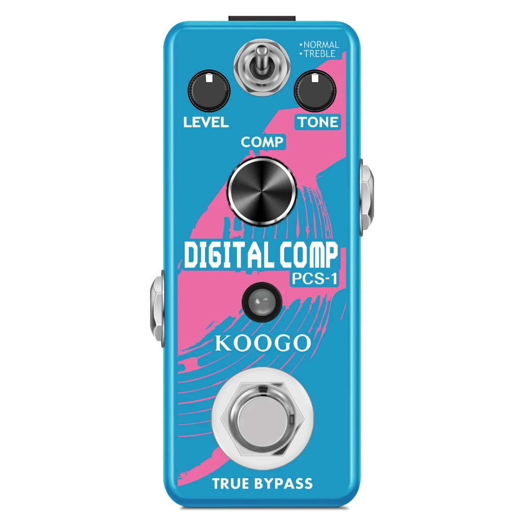 Guitar Compressor Pedal Digital Comp Effect Pedals For Electric Guitar Classic Studio Grade ...