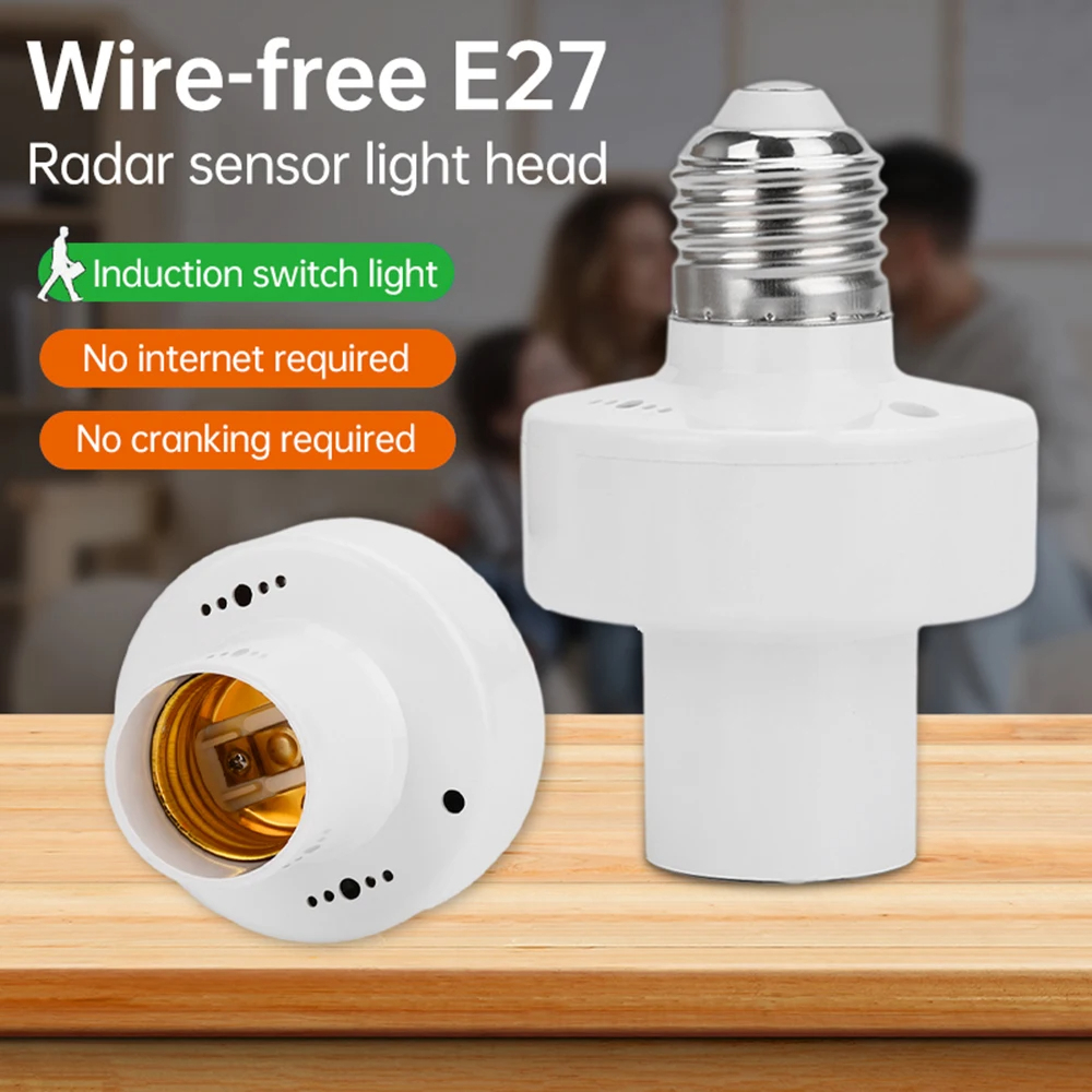 360 Degrees Smart Led Bulb E27 Plug Radar Motion Sensor 220V Light Bulb ...