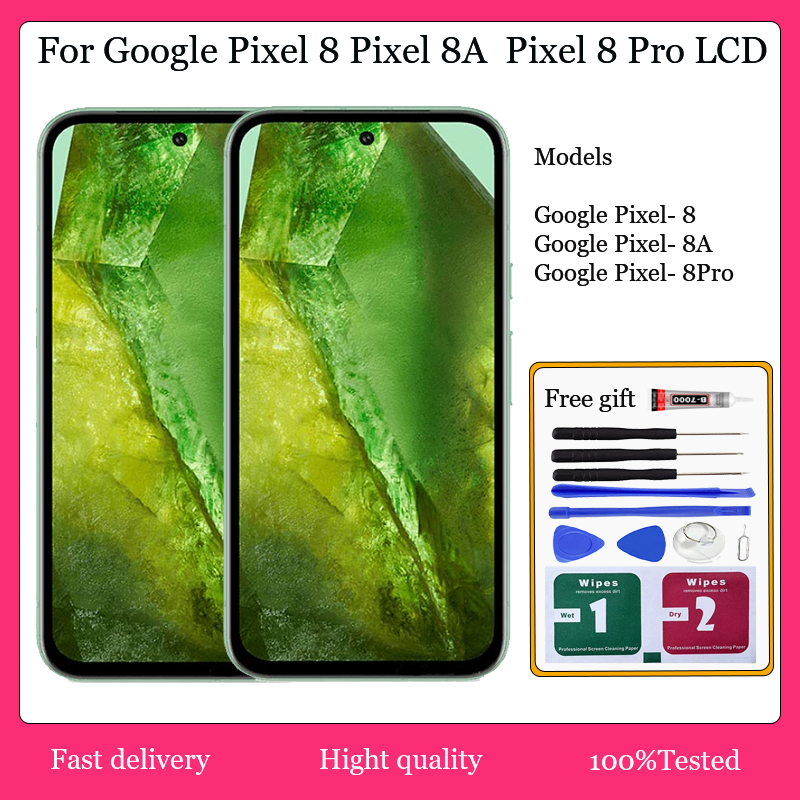 Original AMOLED For Google Pixel 8 Pixel 8a Pixel 8 Pro LCD Display ...