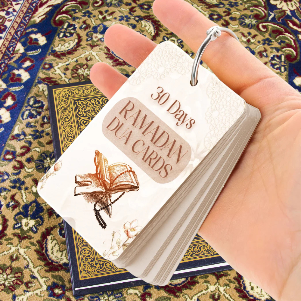 30-Day Ramadan Duas (Supplications) Card - English & Arabic Edition for ...